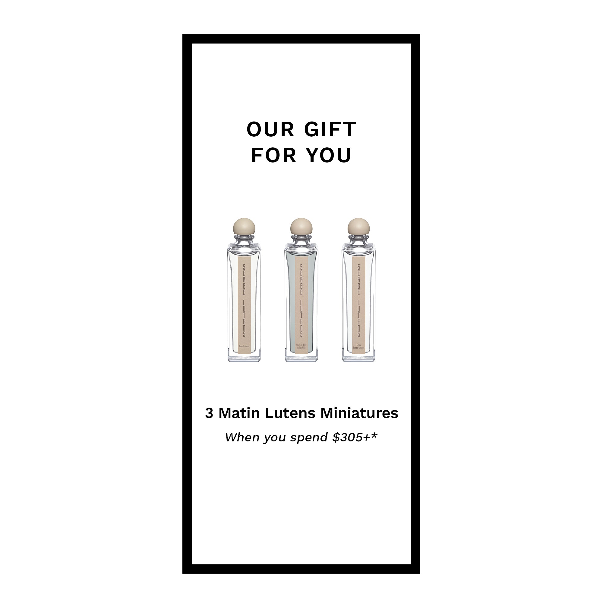 Les Flacons de Table